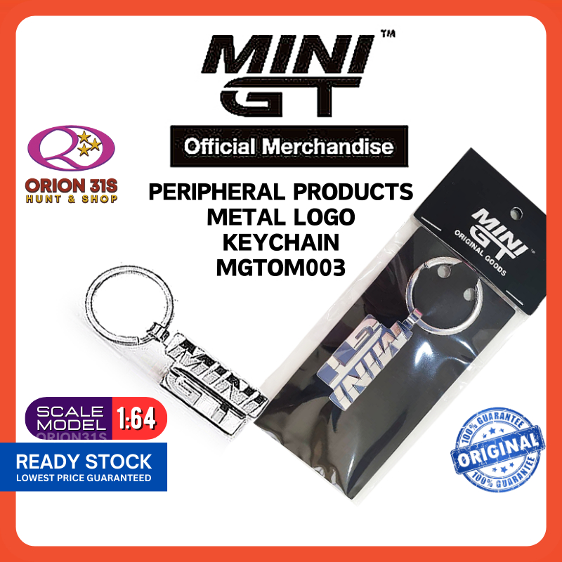 Mini GT Official Merchandise Mini GT Keychain - Metal Logo Goods ...