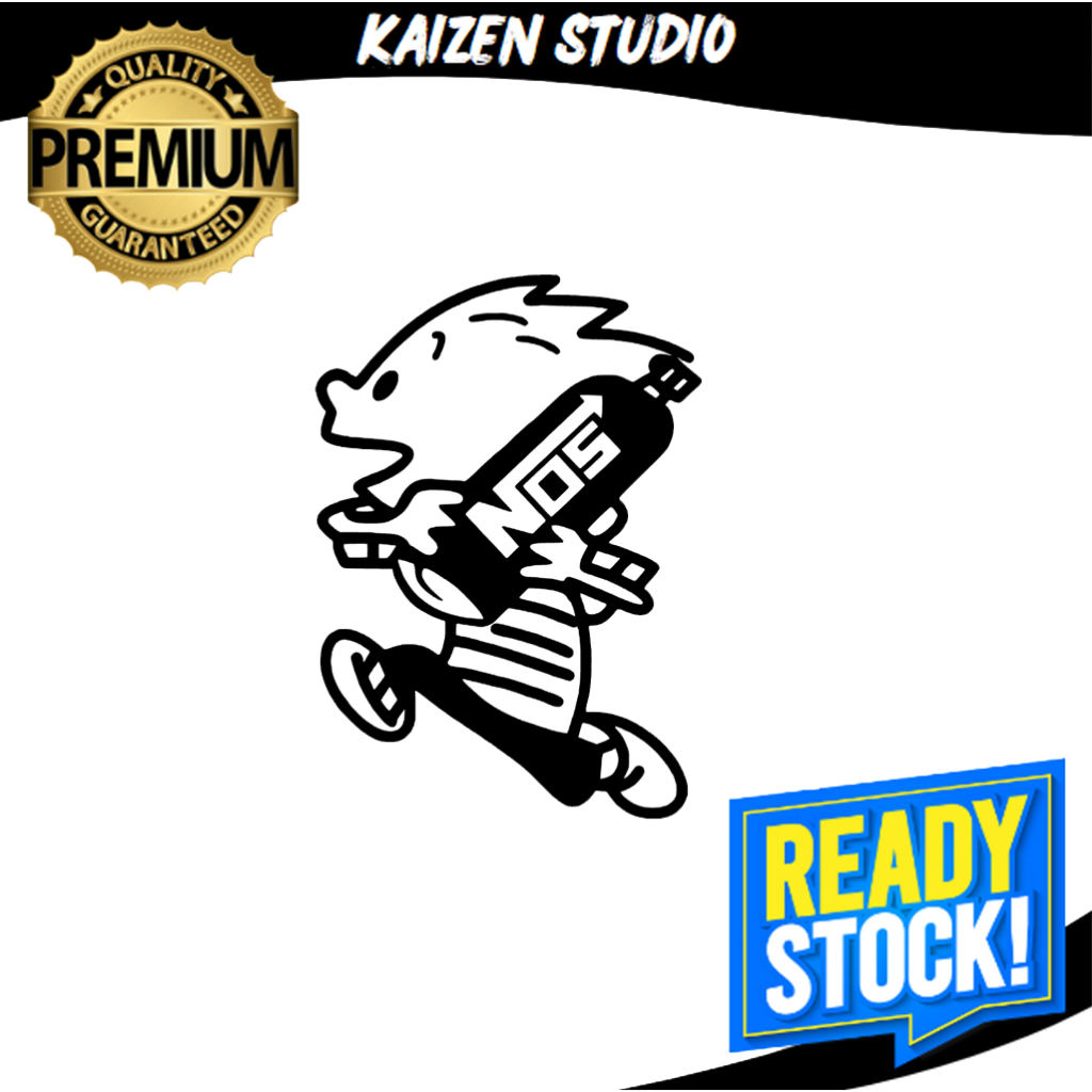 KAIZEN STUDIO NOS Bumper Sticker Car Design | Shopee Philippines