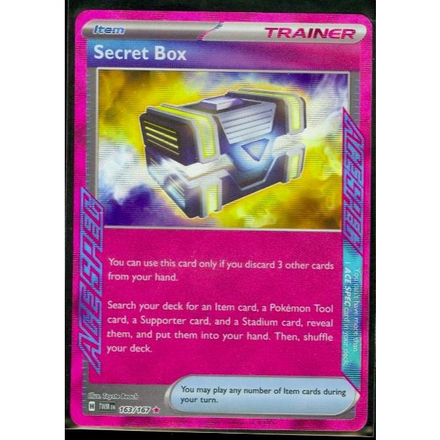 POKEMON SECRET BOX 163/167 ACE SPEC HOLO - TWILIGHT MASQUERADE | Shopee ...