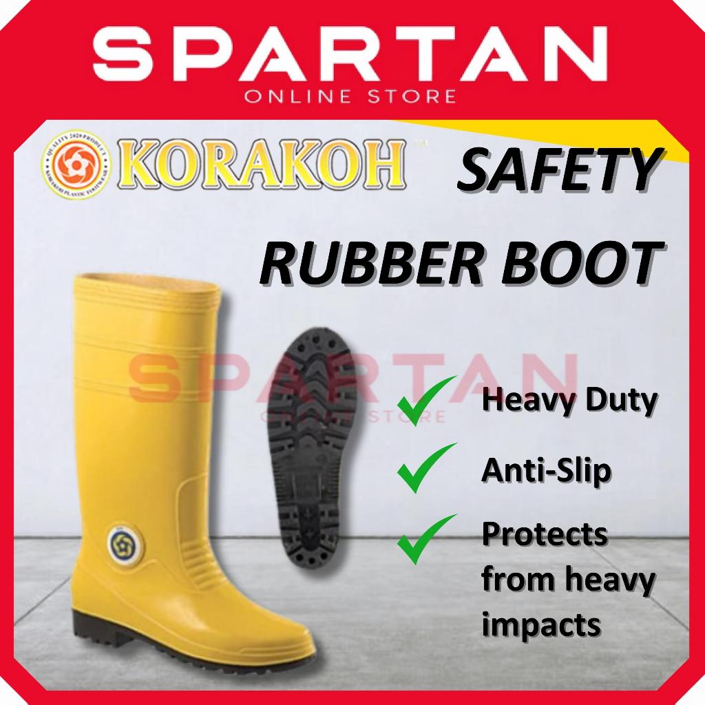 KORAKOH 7000 Safety Rubber Boot (YELLOW) / Kasut Air Getah / Kasut Boot ...