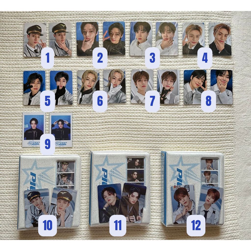 Stray Kids Pilot Fanmeeting SKZOO SKZ Official Photocards Bang Chan Lee ...