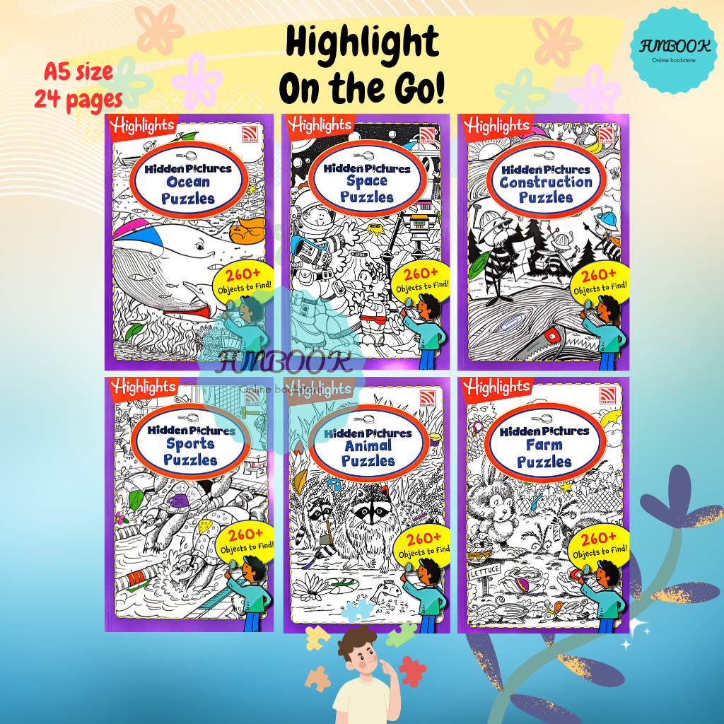 [FUNBOOK] Highlights On The Go - Travel Size Fun A5 size Hidden ...