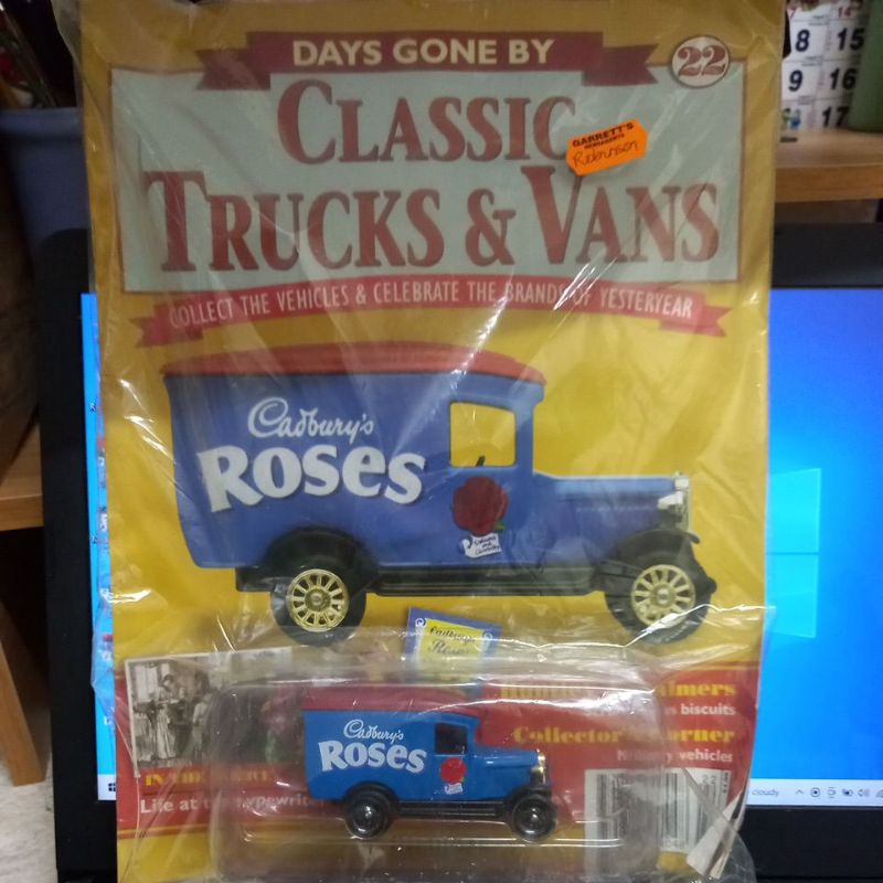 Lledo Days Gone Classic Trucks & Vans Issue 22-CADBURY'S ROSES VAN ...
