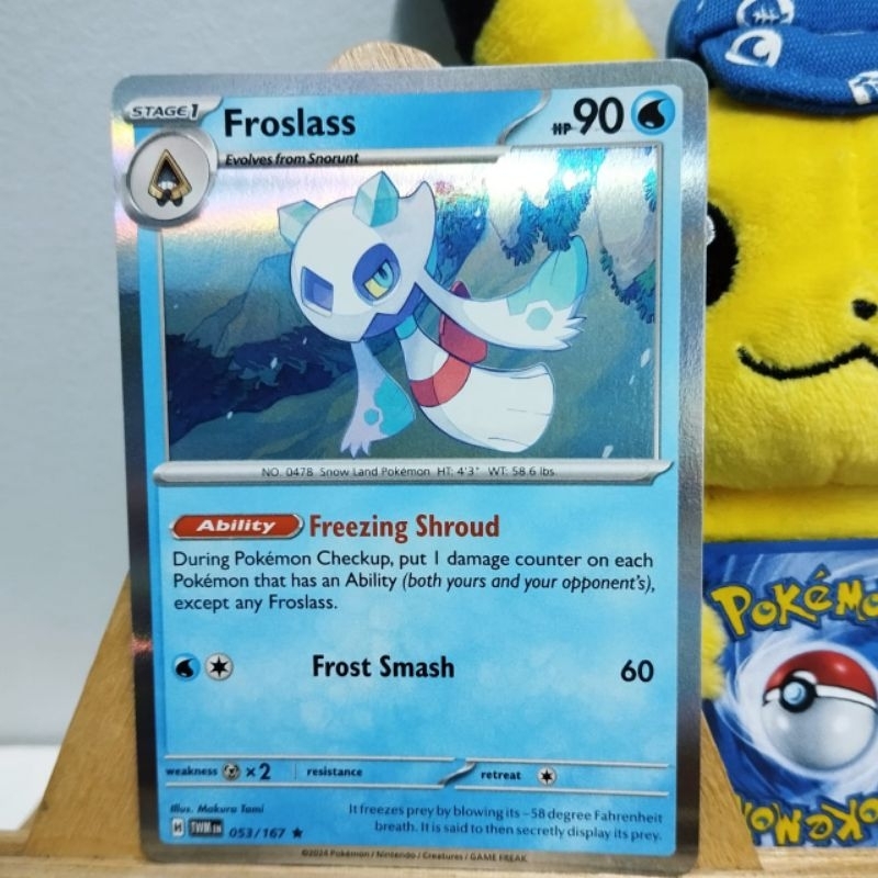 Froslass Holo Twilight Masquerade Pokemon tcg card | Shopee Philippines