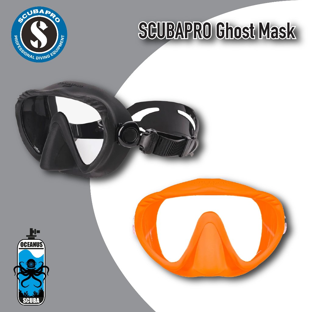 SCUBAPRO Ghost Mask, Scuba Diving Mask, Frameless Mask | Shopee Philippines
