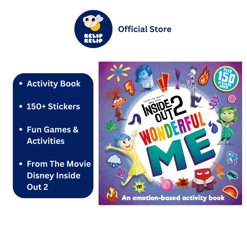 Disney Pixar Inside Out 2 Wonderful Me Activity Book For Kids From The ...