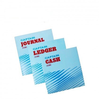Captain Journal/Ledger/Cash Book 36pages, Jernal Book/Lejar/Cash 36 ...