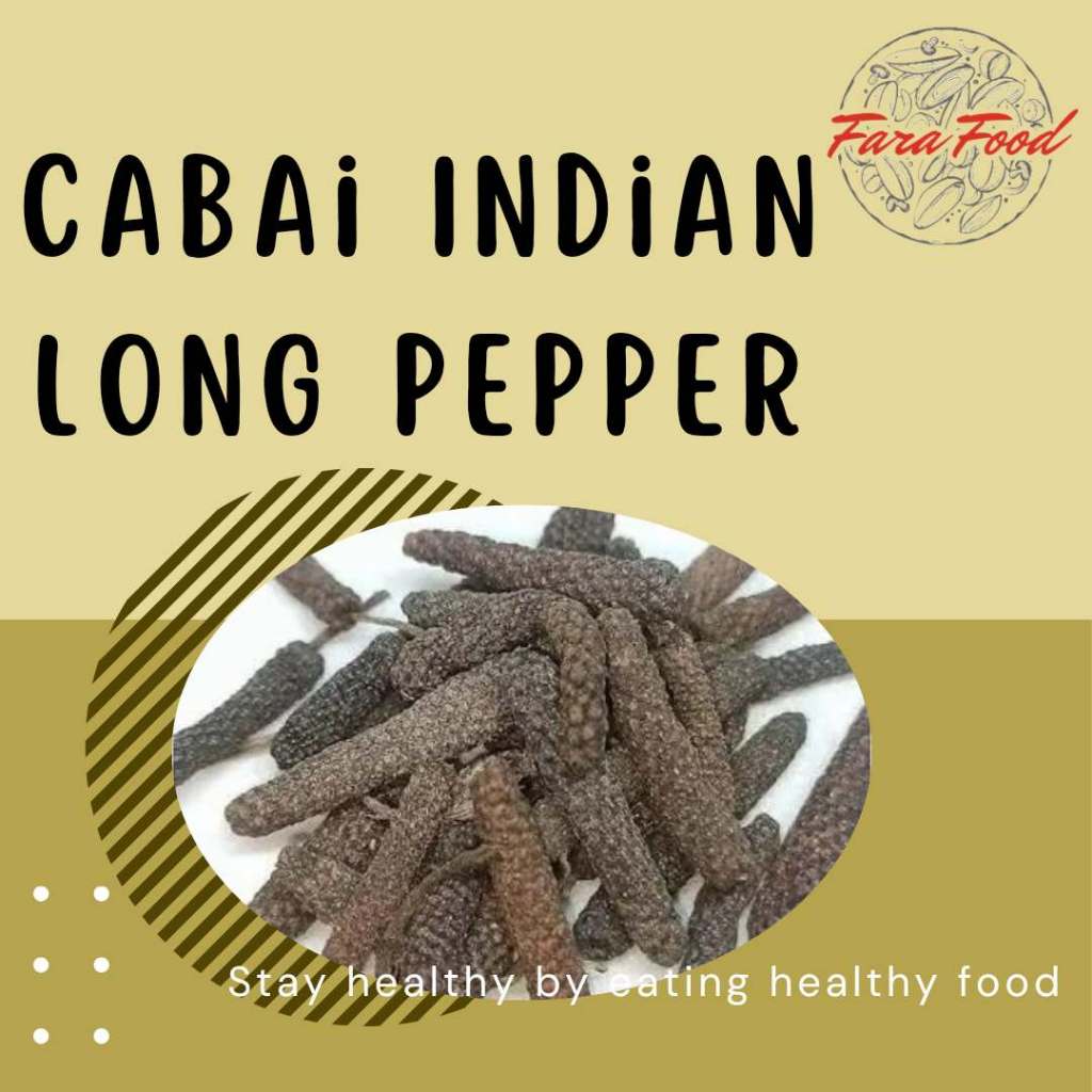 Javanese Pepper Flower Spices Chili Indian Long Pepper (100g/250g ...