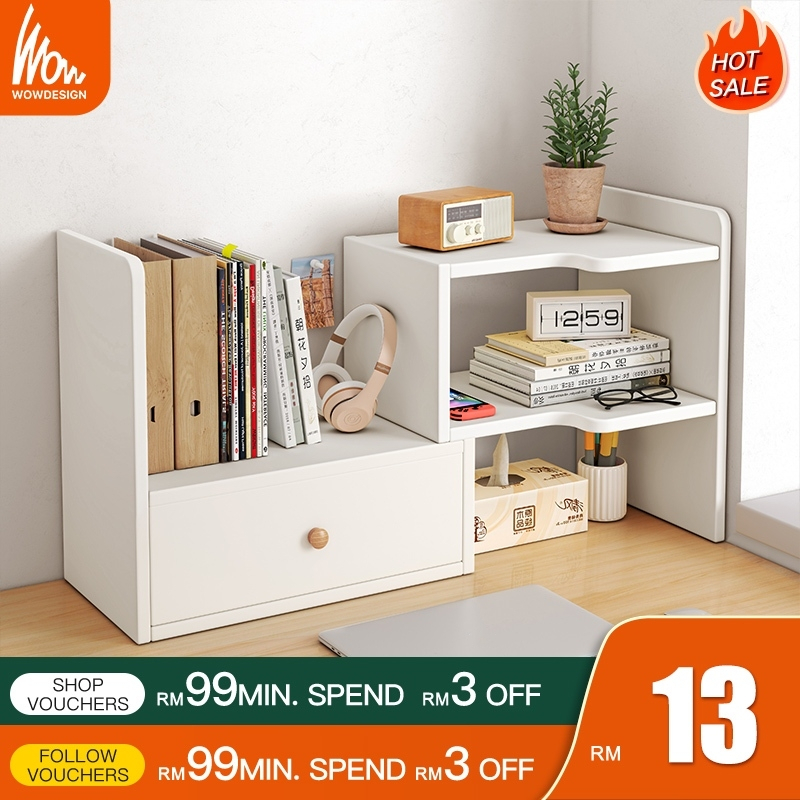 Desk Organizer Desktop Rack Shelf Multipurpose Table Top Rack ...