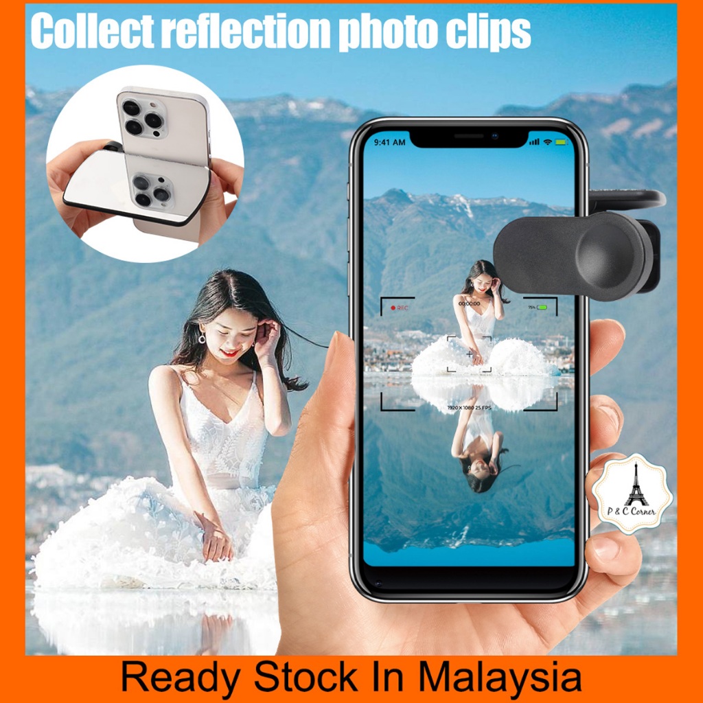 Horizontal Vertical Mirror for Smartphone Camera Reflection Shooting ...