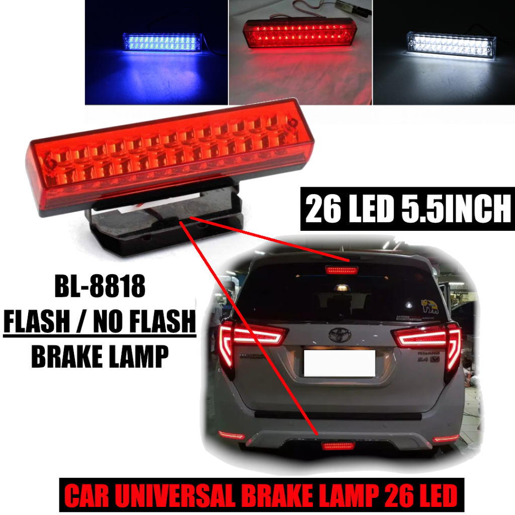 Car 26 LED Third Brake Light Rear Tail Lamp Flash Nor Flash Strobe Led ...