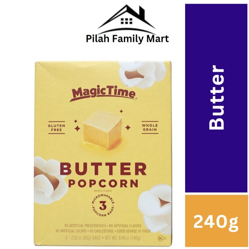 Butter MAGIC TIME Popcorn 240g | Shopee Philippines