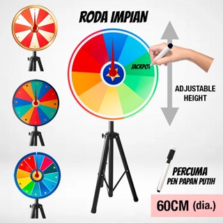 Lucky Wheel Tripod Roda impian Wheel of fortune game 60cm Diamater ...