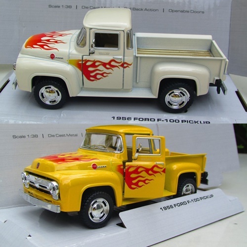 Kinsmart (12cm) 1956 FORD F-100 PICKUP Classic Trucks Diecast Car Toy ...
