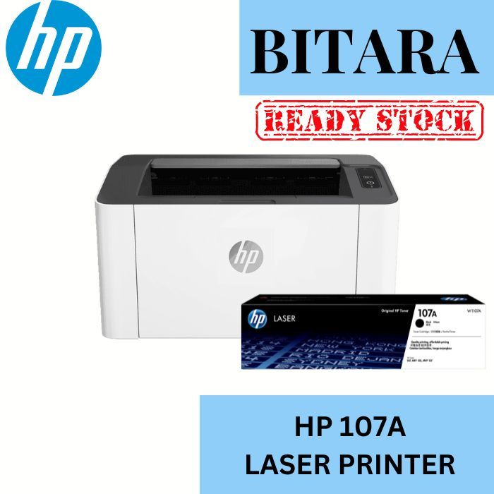 HP 107A/107W MONOCHROME LASER PRINTER | Shopee Philippines