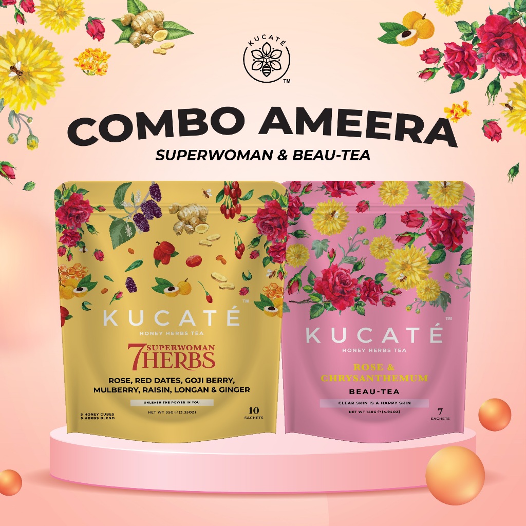 KUCATE COMBO AMEERA (Superwoman + Beau-Tea) | Shopee Philippines