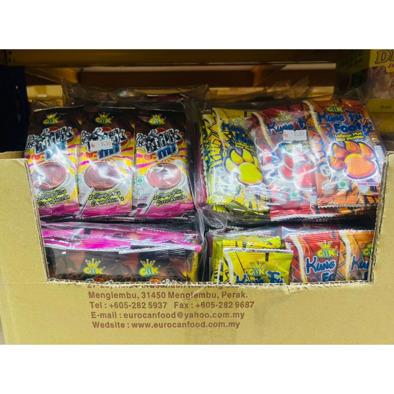 30S LOLLIPOP CANDY KUNG FU FOOT / LOLLIPOP MILK MI MI COCOA POWDER ...