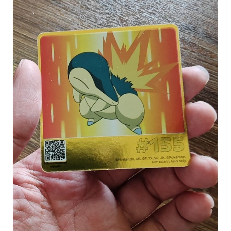 Oreo Pokemon card cyndaquil limited edition | Shopee Philippines