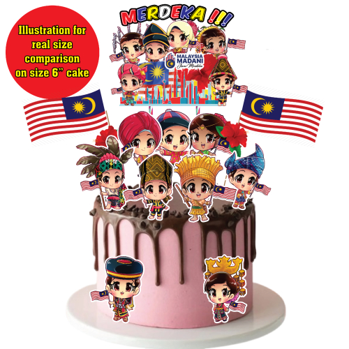 MERDEKA 2024 HARI KEBANGSAAN JIWA MERDEKA High Quality Paper Cake ...