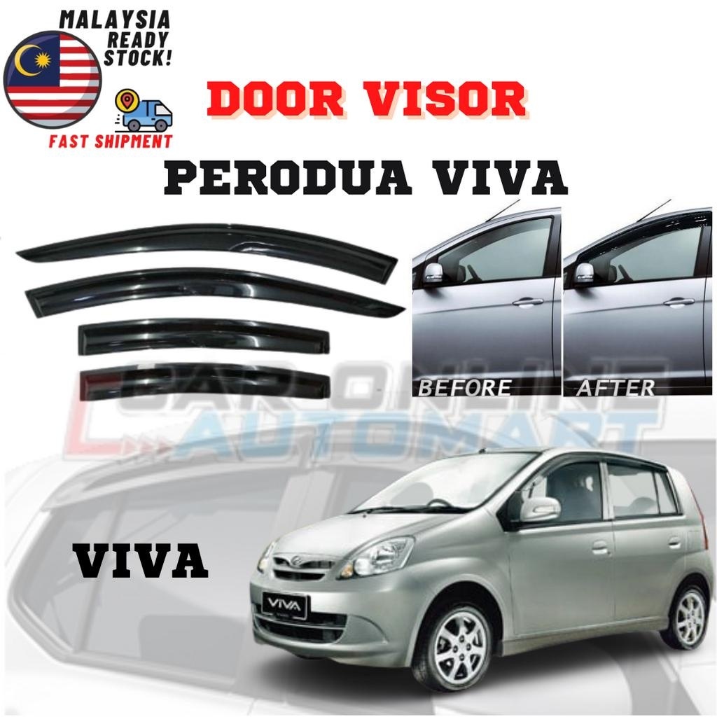 FOR - PERODUA VIVA DOOR VISOR SMALL / MUGEN (4PCS) | Shopee Philippines