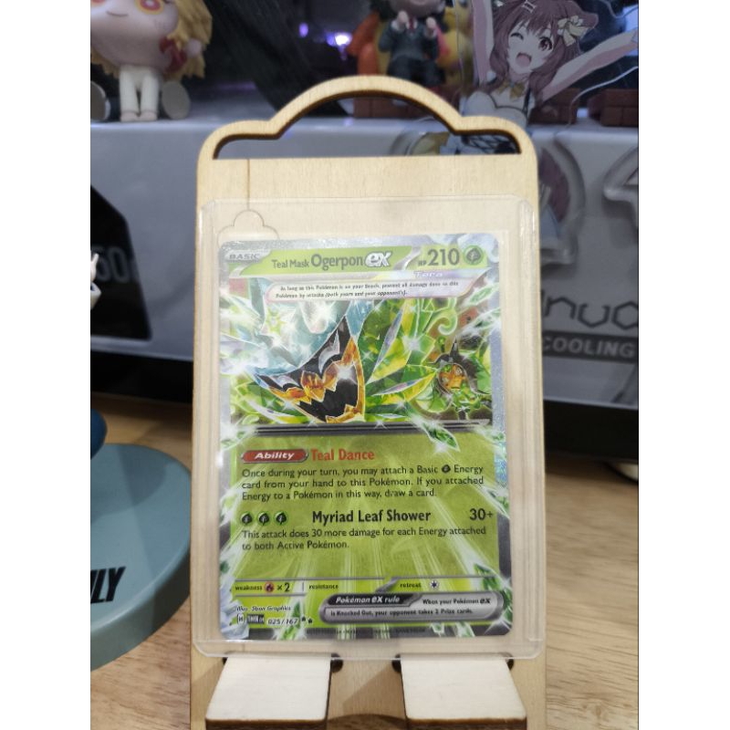 Teal Mask Ogerpon EX TWM 025/167 Pokemon PTCG SV6 Twilight Masquerade UR | Shopee Philippines