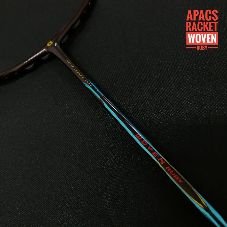 APACS Racket WOVEN Series RUBY ( 35LBS ) 6.6mm SLIM | Shopee Philippines