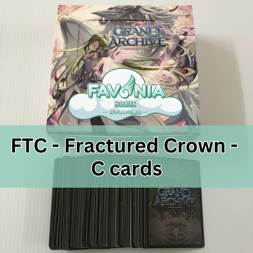 Grand Archive TCG- GATCG- Fractured Crown- FTC C- C Cards | Shopee ...