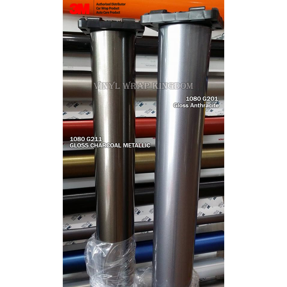 3M 1080 GLOSS CHARCOAL METALLIC G211 Car Wrap Vinyl Film Bike Laptop ...