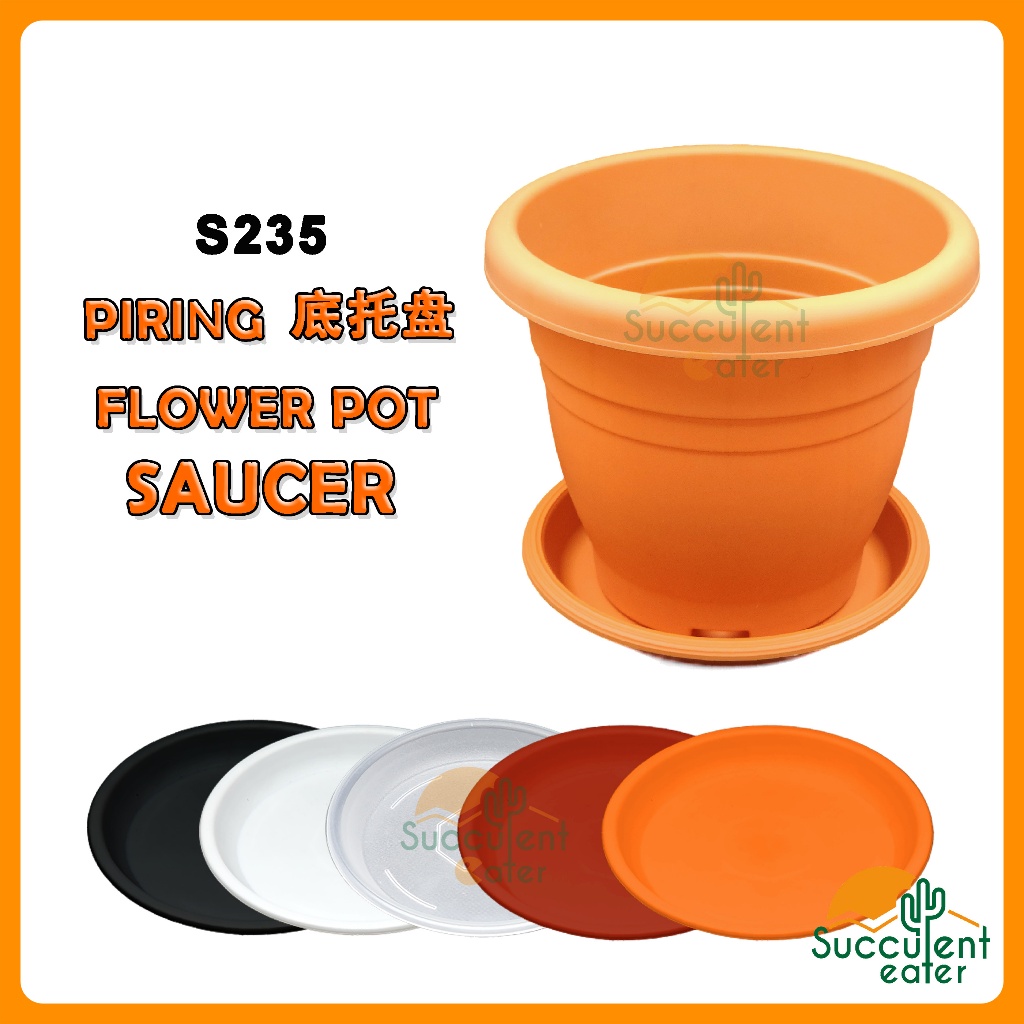 Flower Pot Saucer Tray Octo Flower Pot Lapik Piring Pasu Plastik ...
