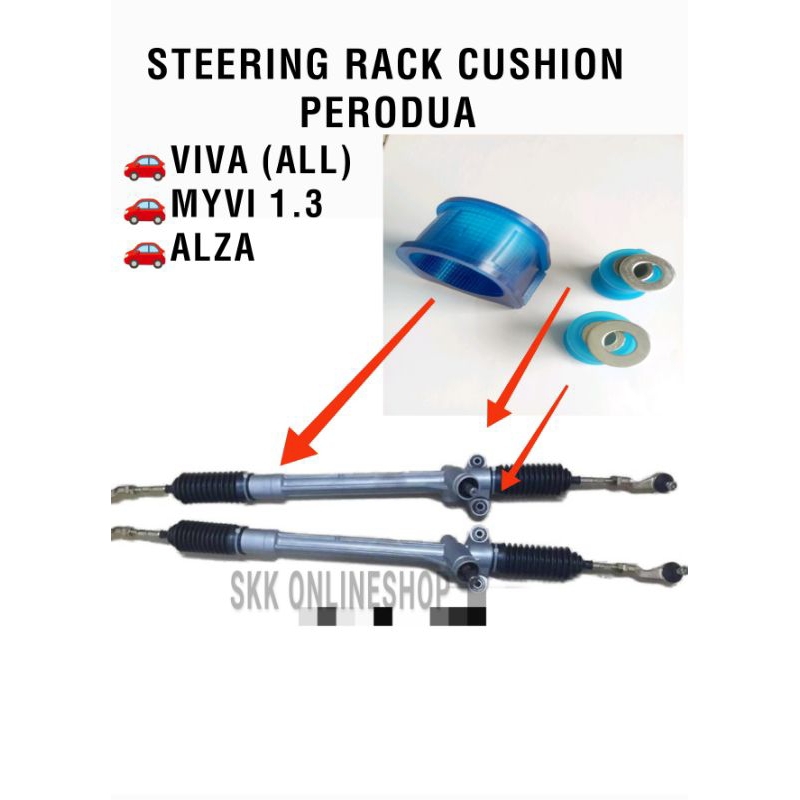 SILICON STEERING RACK CUSHION SET PERODUA VIVA, MYVI, MYVI LAGI BEST ...
