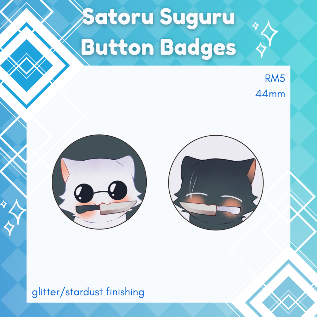 Jujutsu Kaisen button badges JJK Gojo Satoru Geto Suguru | Shopee ...