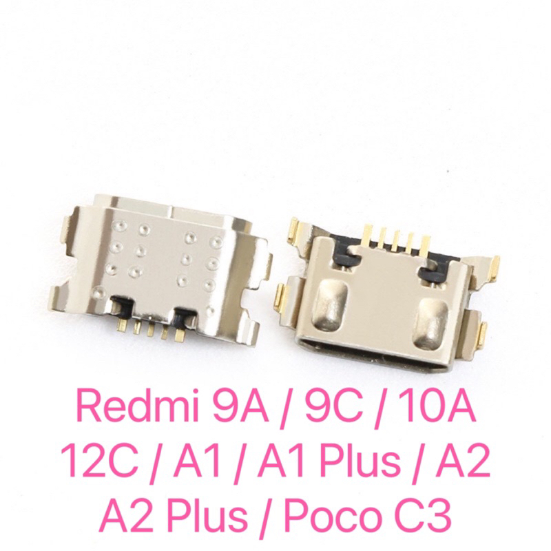5-50pcs USB Plug In Charging Charger Port For Redmi 9A 9C 10A 12C A1 ...