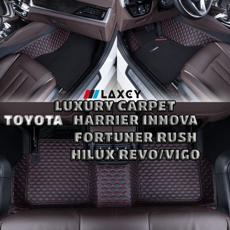 *NEW*TOYOTA Luxury Custom Made Carpet VIOS CROSS YARIS Carpet Kereta ...