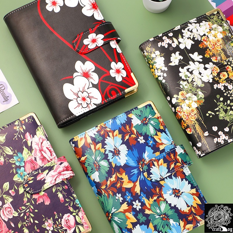 2025 Floral Cash Planner A6 Binder Notebook Money Planner Paper ...