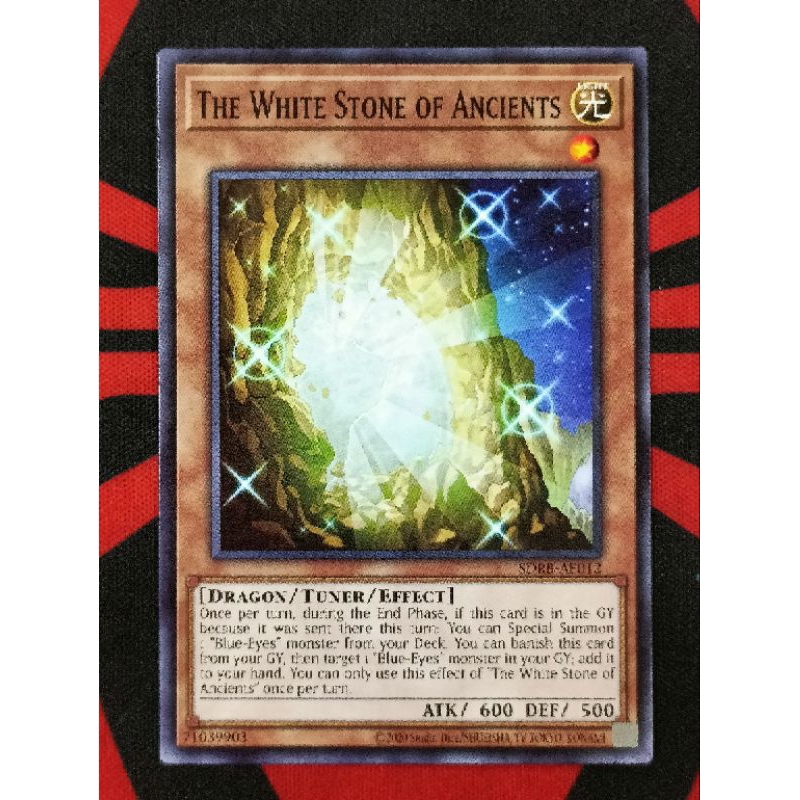 YUGIOH KONAMI SDRB-AE012 The White Stone of Ancients (Common ) | Shopee ...