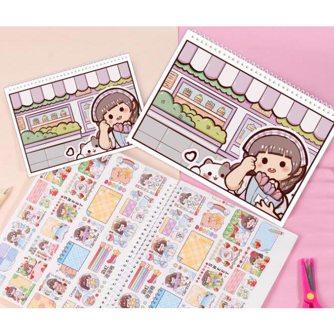 A4 / A5 Sticker Book Stickers Washi Tape Collection Album 20 | Shopee ...