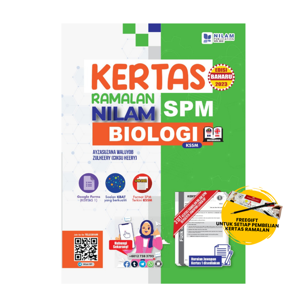 Nilam KSSM Biology SPM Prediction Paper (2023) | Shopee Philippines