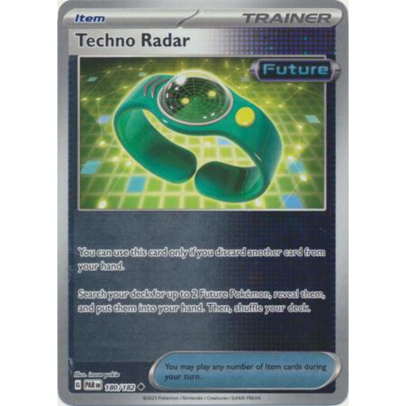 Techno Radar - 180/182 - Uncommon Reverse Holo Scarlet & Violet ...