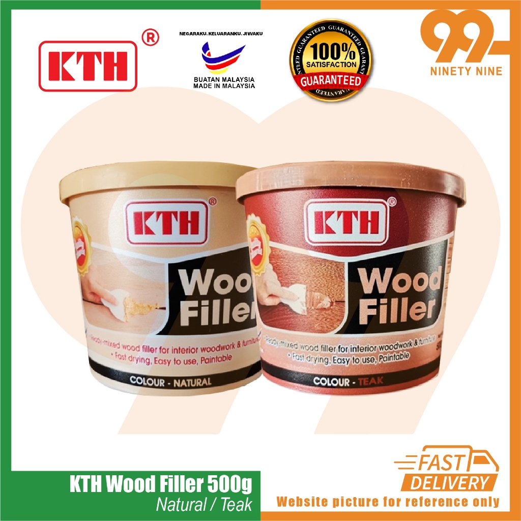KTH 500gram Wood Filler / Kayu Papan / Wall Wood filler Putty Filler ...
