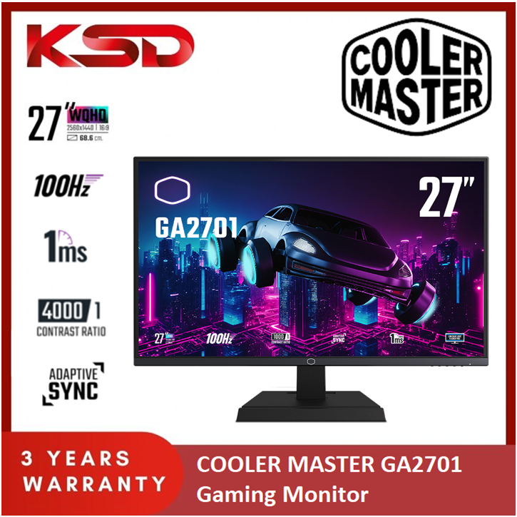 Cooler Master GA2701 Display Monitor (IPS, Full HD, 100Hz, 100ms ...