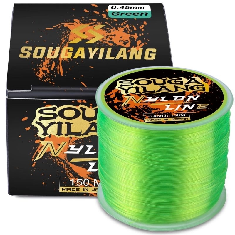 Nylon Fishing Line 0.40mm@15LB 150M Fishing Line Leader Line Sinking ...
