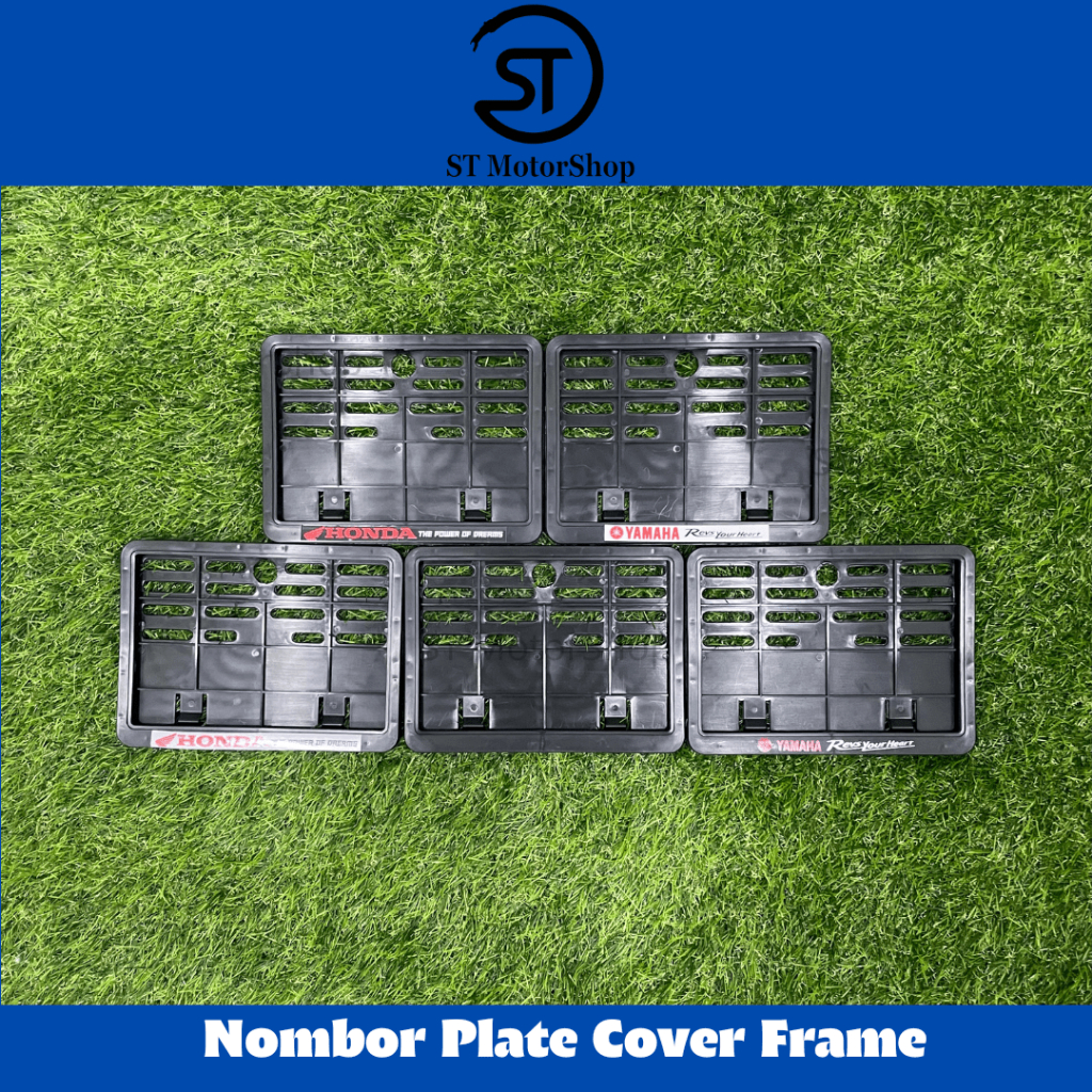Motor Nombor Plate Cover Frame Casing Number Plate Belakang Tukar Papan ...
