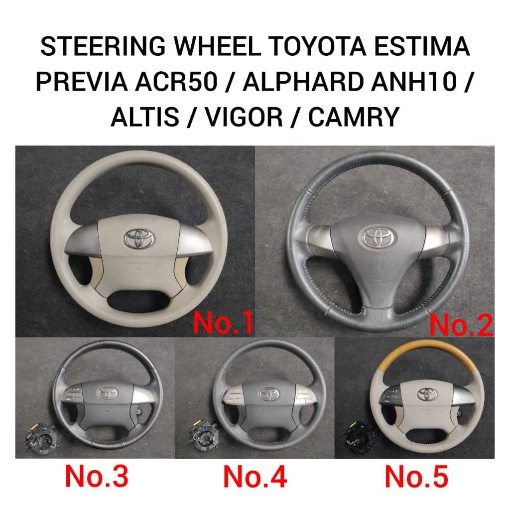 Steering Wheel/Steering Wheel/Plug And Play Toyota Estima Previa ACR50 ...