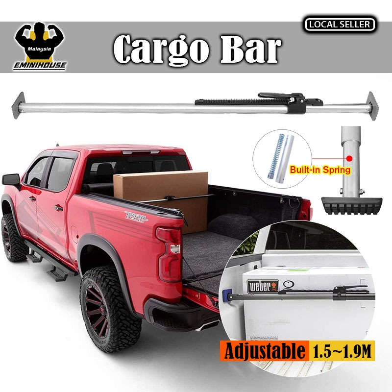 Adjustable Ratcheting Cargo Bar Free Rod 1500mm-1900mm 4x4 Truck Bed ...
