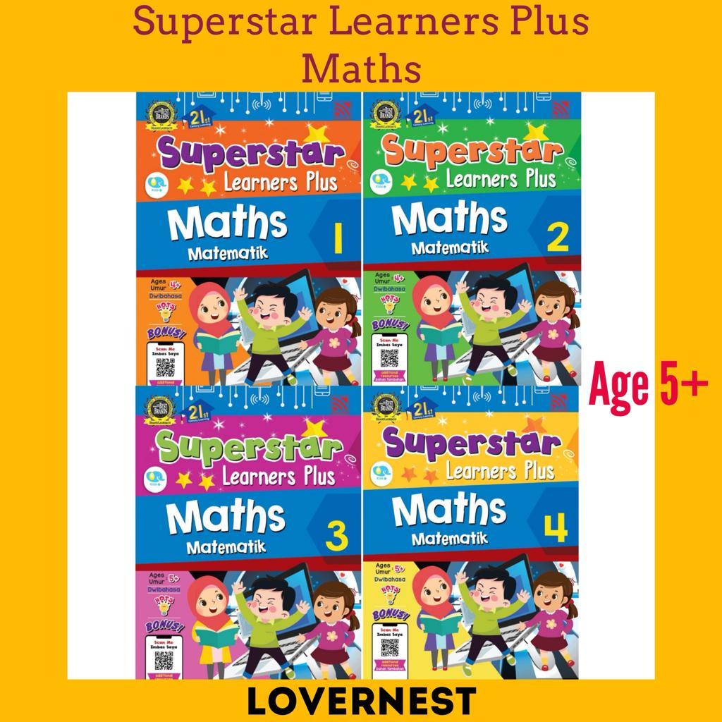 PELANGI Superstar Learners Plus Maths For Ages 5+ Kindergarten Children ...