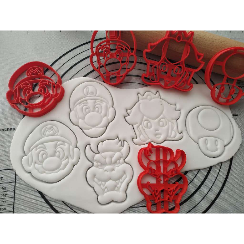 One Set Super Mario Cookie Cutters | Shopee Philippines