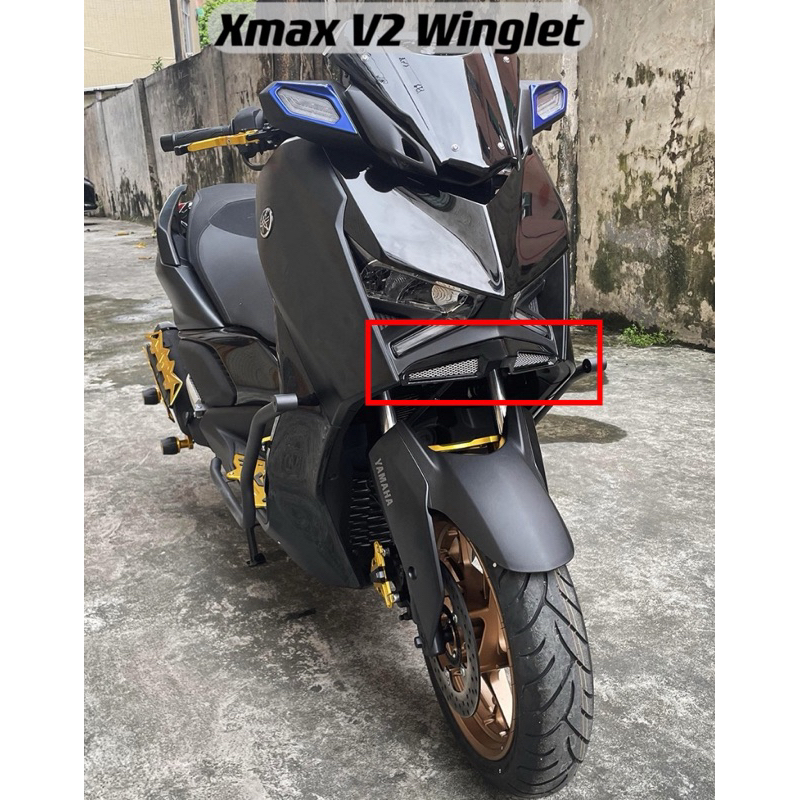 Yamaha XMAX V2 2023 Front Winglet Cover Dada Depan XMAX250 XMAX300 ...