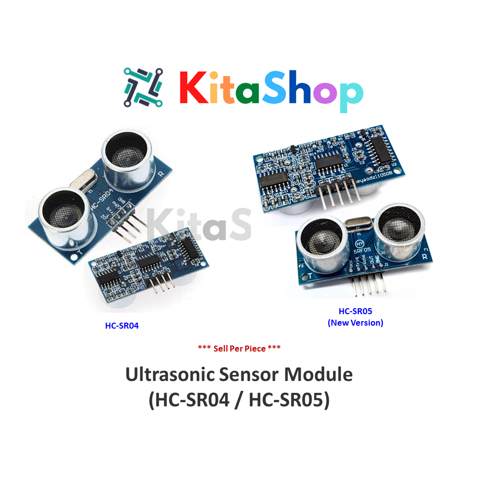 Ultrasonic Sensor Module (HC-SR04 / HC-SR05) | Shopee Philippines