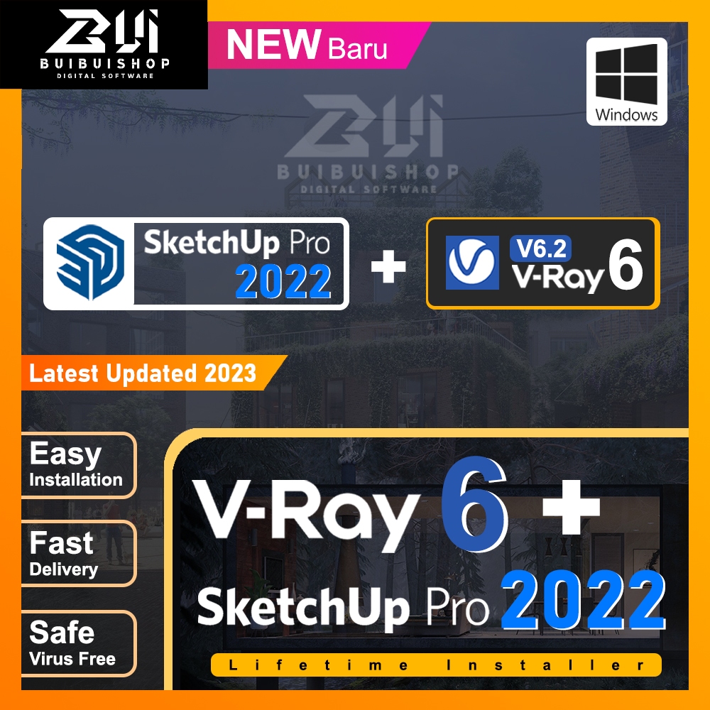 Sketchup Pro 2024 / Vray 6.2 / Vray Material Library / ENSCAPE 3.5 ...