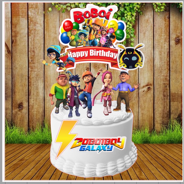 Boboiboy cake Topper 025 | Shopee Philippines